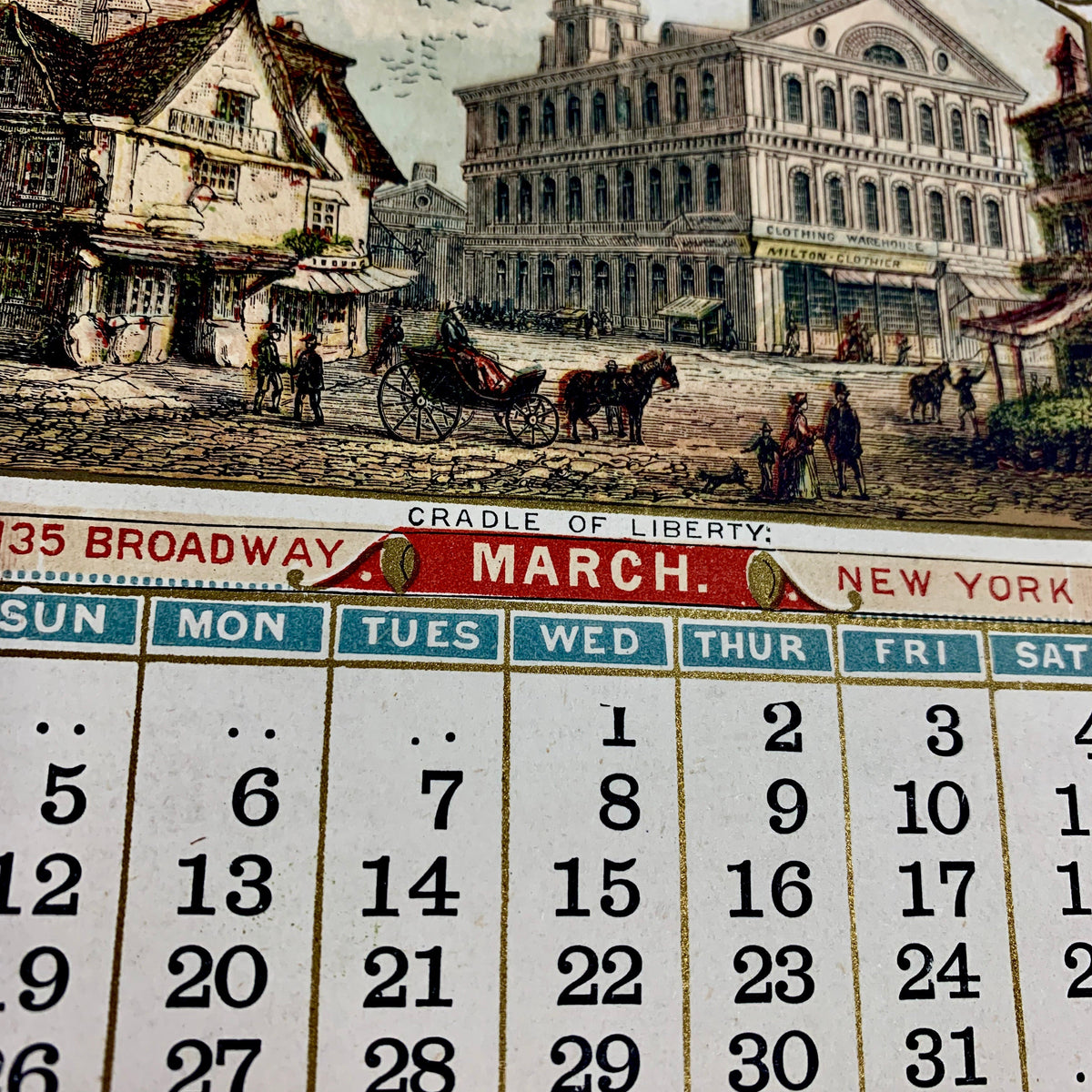 Antique Calendars For Sale – TheBoxSF