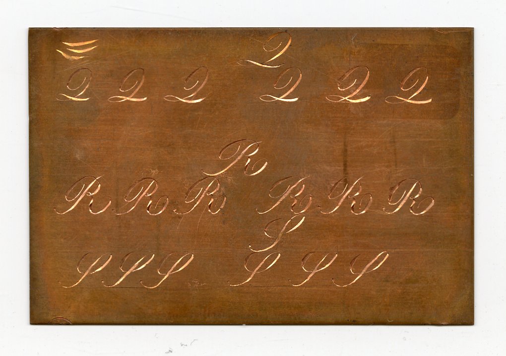 Engraving Practice Plate Number 1 – TheBoxSF