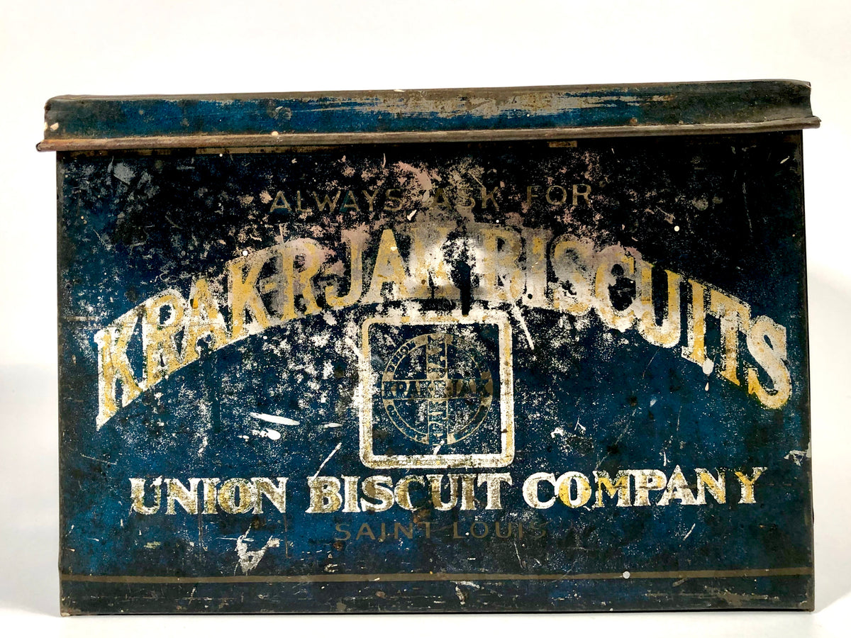 Antique Fine KRAK-R-JAK BISCUIT Tin Box || Union Biscuit Company – TheBoxSF