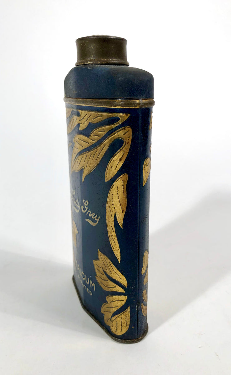 1920's LADY GREY Talcum Powder Cosmetic Tin || Partially Full – TheBoxSF