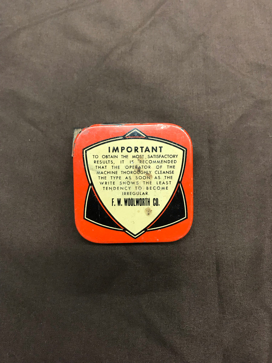 Vintage Herald Square Typewriter Ribbon Packaging by F.W. Woolworth Co ...