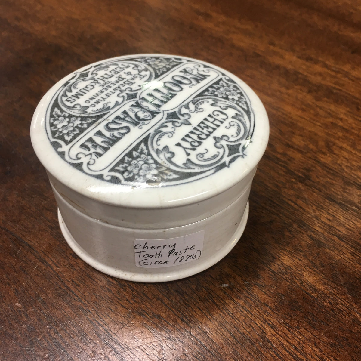 VICTORIAN Cherry TOOTH PASTE Container, England | Teeth & Gums – TheBoxSF
