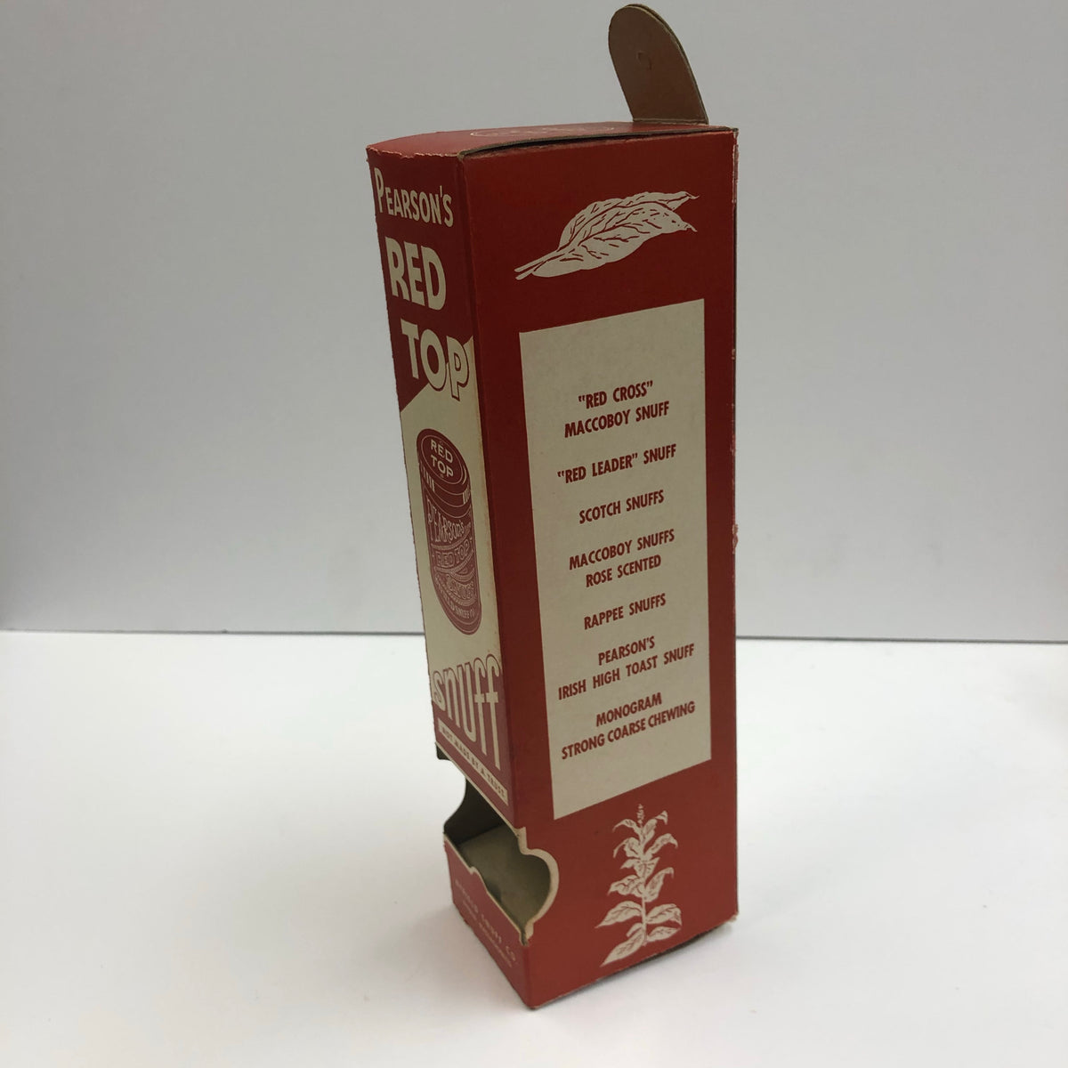 Vintage Person’s Red Top Snuff Tobacco Box – TheBoxSF