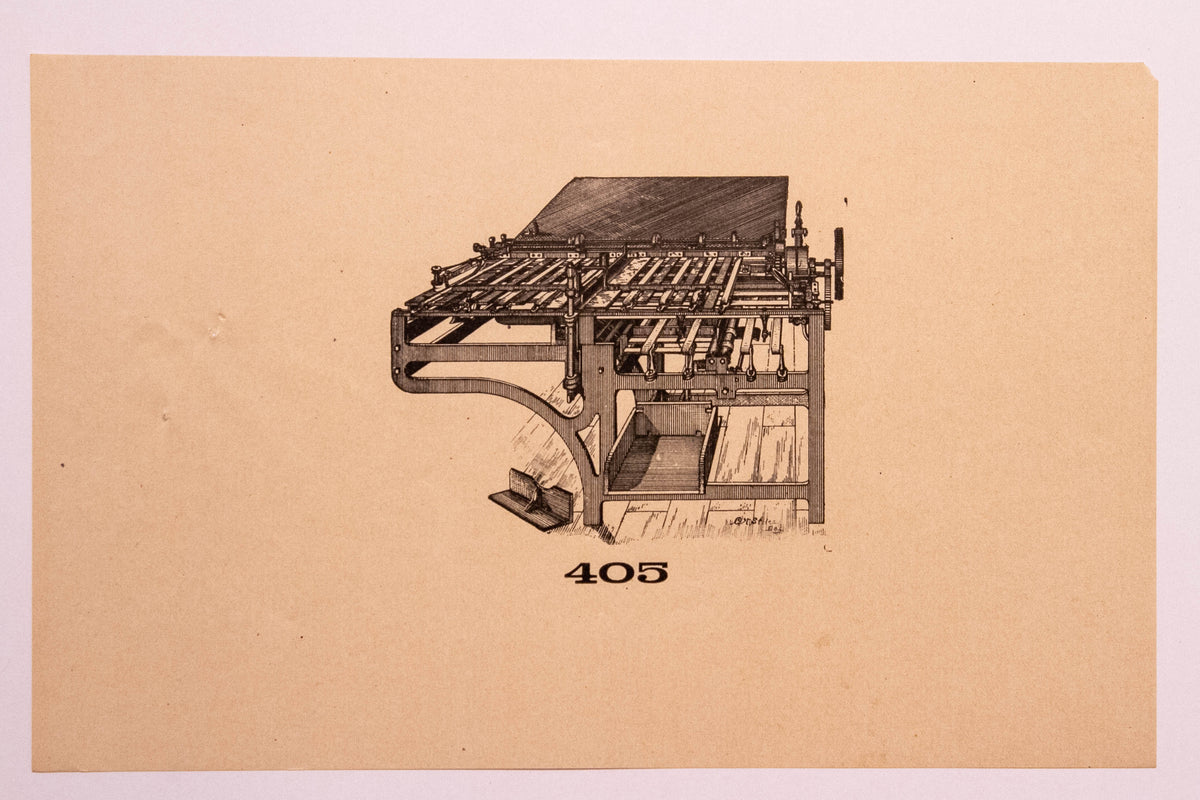 Letterpress and Printing Equipment Original Print | Press 405 – TheBoxSF
